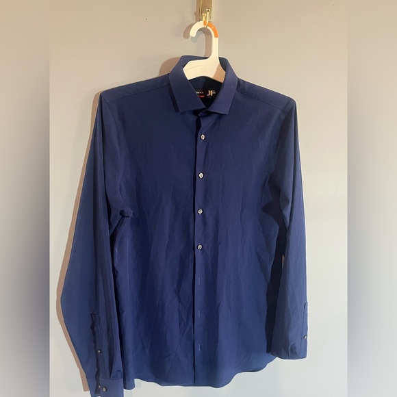 jf j.ferrar | Shirts | Jf Jferrar Blue Dress Shirt Classic Design ...